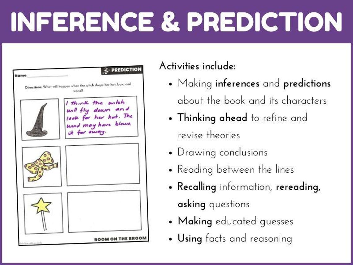 Room on the Broom Activities - Reading Comprehension & Literacy Skills ...