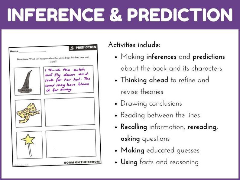 Room on the Broom Activities - Reading Comprehension & Literacy Skills ...