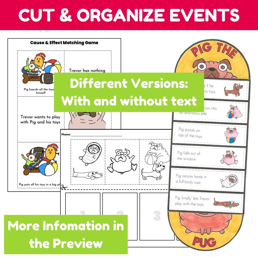 Pig the Pug Book Activities - Reading Comprehension and Literacy Skills ...