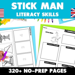 Stick Man Book Activities - Julia Donaldson Literacy Read Aloud Book ...