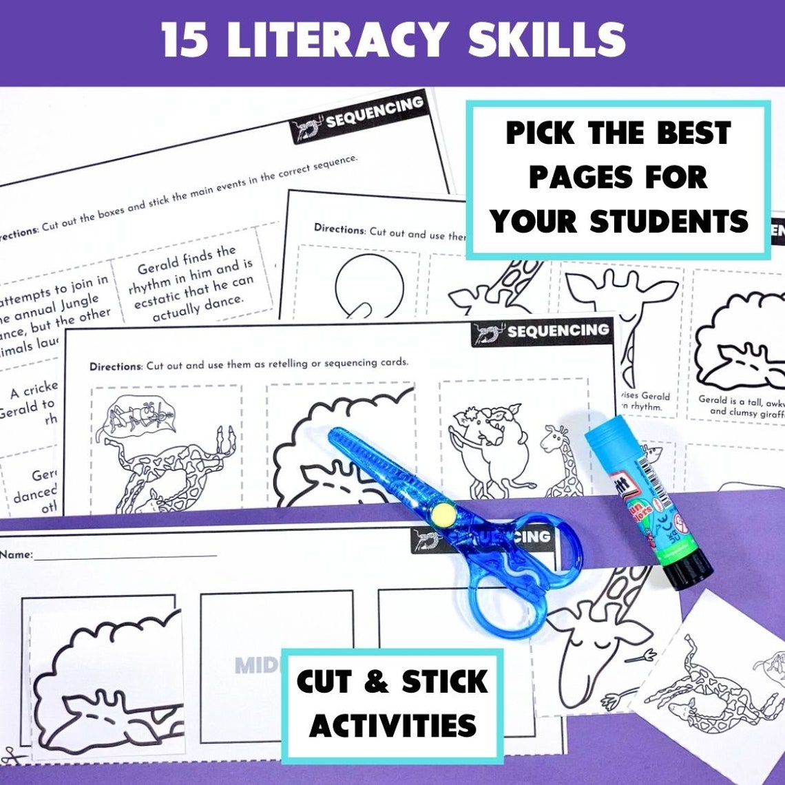 Giraffes Can't Dance Activities - Reading Comprehension and Literacy ...