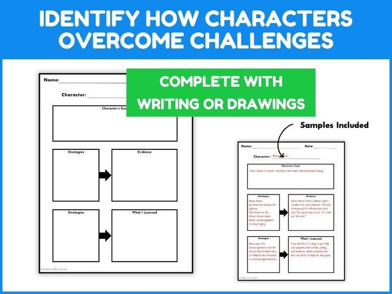Book Character Goal Setting Templates My Goals Child Goal Mapping ...