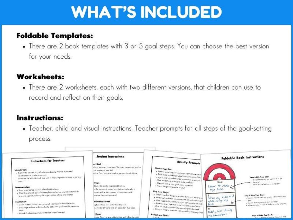 New Year 2025 | Goal Setting and Mapping | Foldable Interactive Book ...