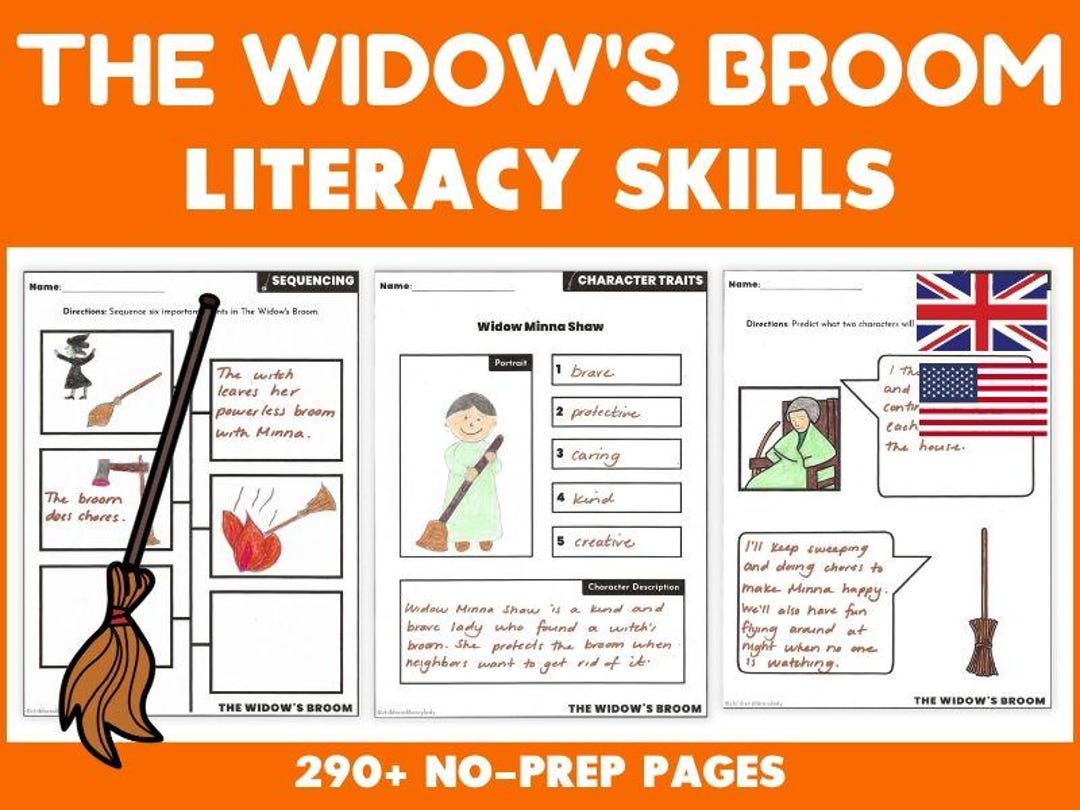 The Widow's Broom Book Activities Chris Van Allsburg Read Aloud Book ...
