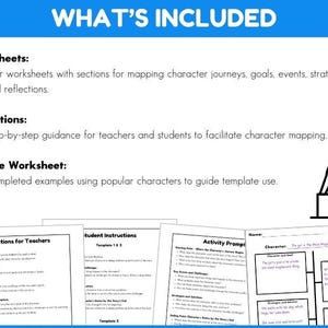 Book Character Goal Setting Templates My Goals Child Goal Mapping ...