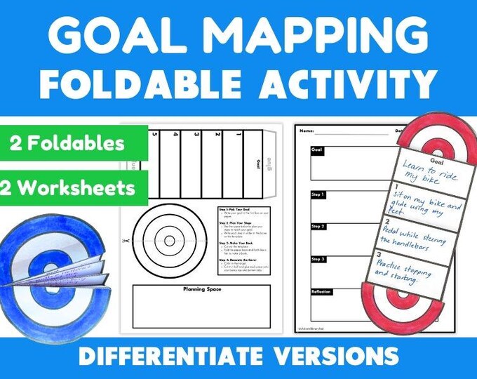 New Year 2025 | Goal Setting and Mapping | Foldable Interactive Book ...