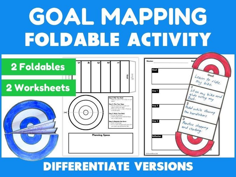 New Year 2025 | Goal Setting and Mapping | Foldable Interactive Book ...