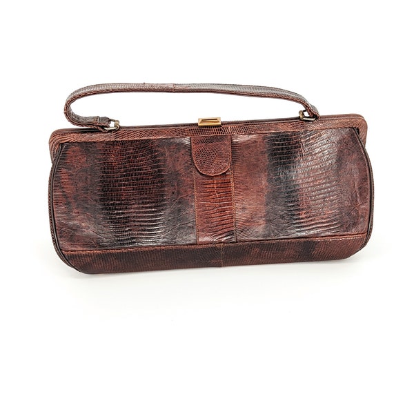 Lizard Skin Handbag - Etsy