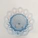 1930s Imperial Glass Katy Blue Lace Edge Vase - Etsy