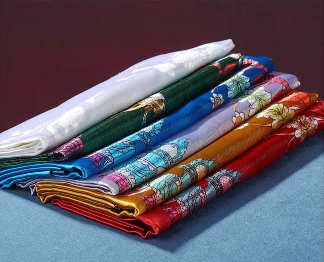 Tibetan Blessing 6 Colors Auspicious Embroidered Khata Decoration - Etsy