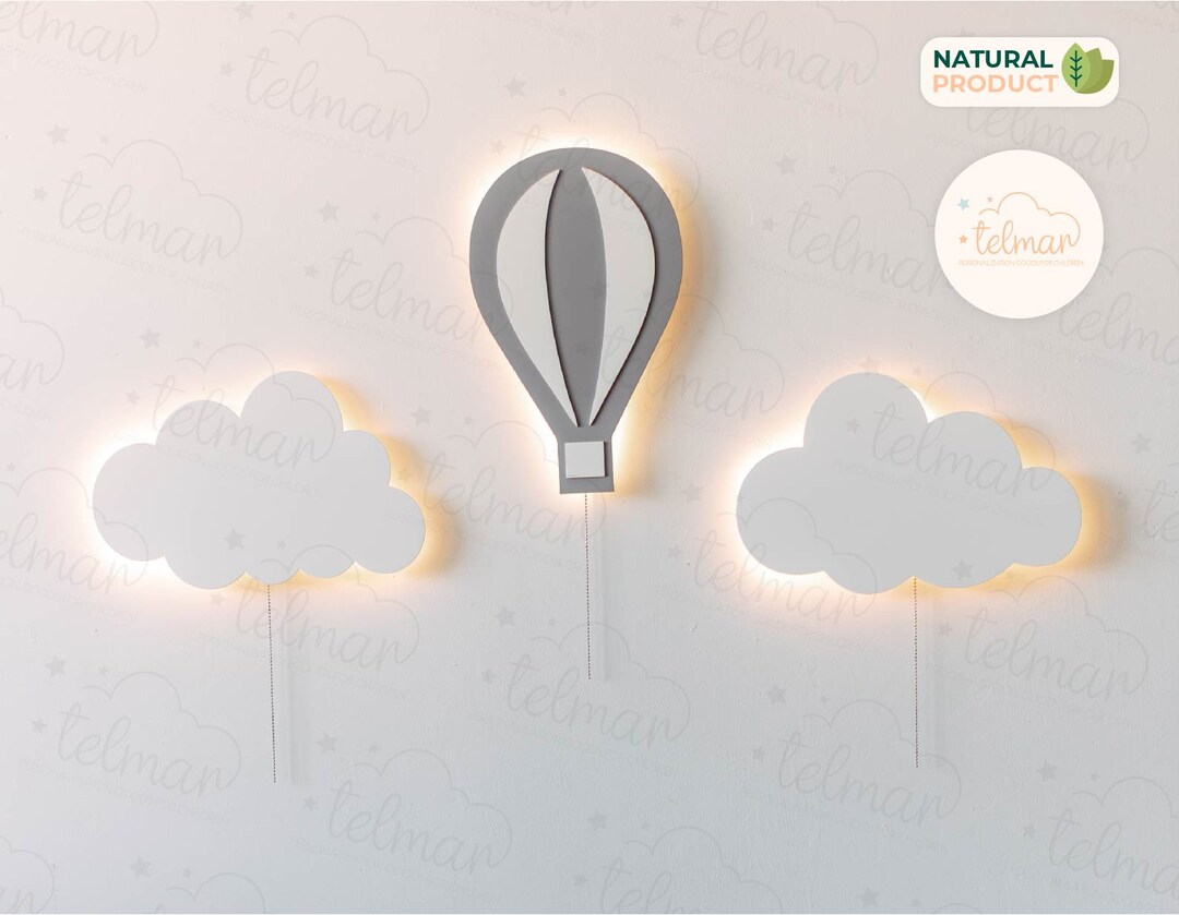 Cloud Nursery Wall Light, Cloud Light, Cloud Night Light, Baby Room ...