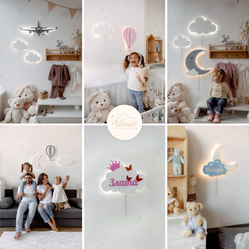Lamp, Cloud Light, Cloud Night Light, Baby Room Decor, Baby Night Light ...