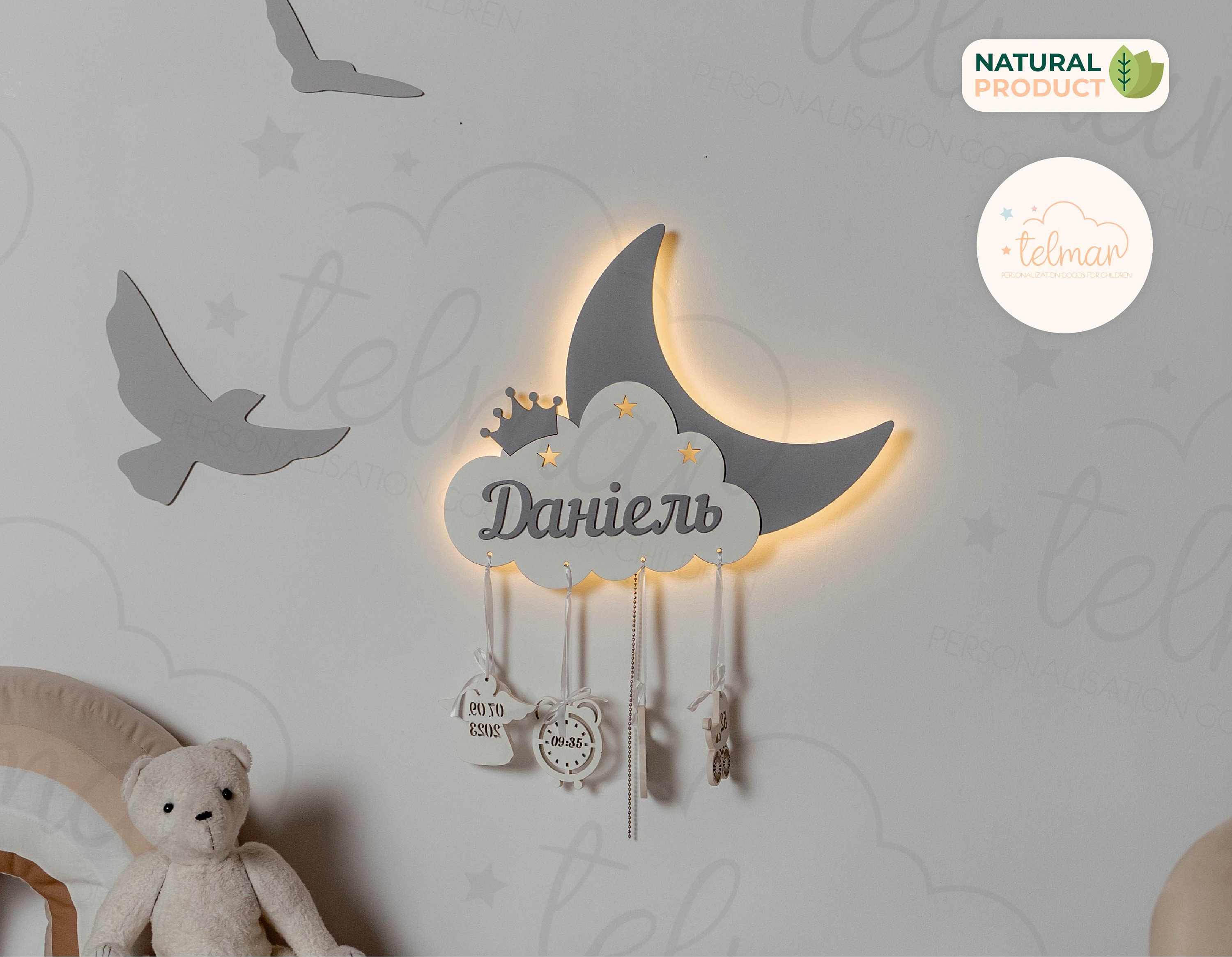 Cloud Nursery Wall Light, Cloud Light, Cloud Night Light, Baby Room ...