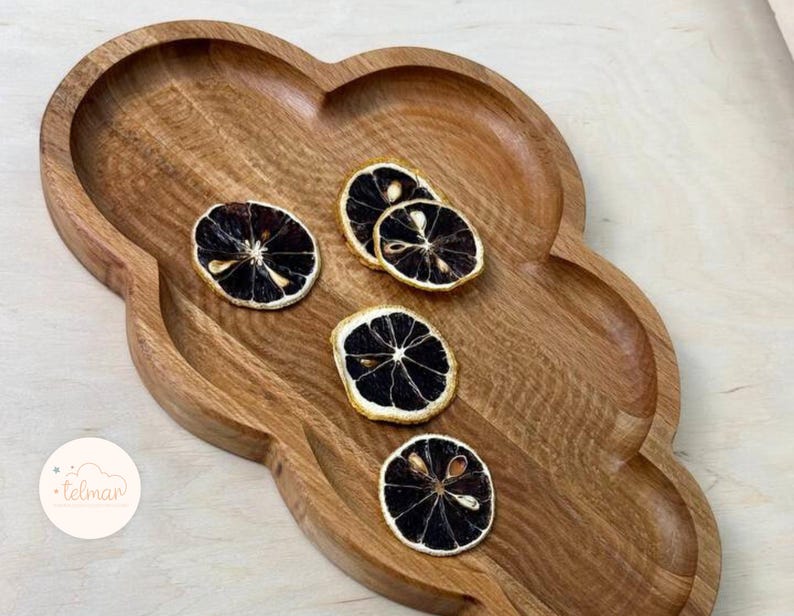 Wooden Cloud-shaped Children's Plate - Eco-friendly Toddler Dishware ...