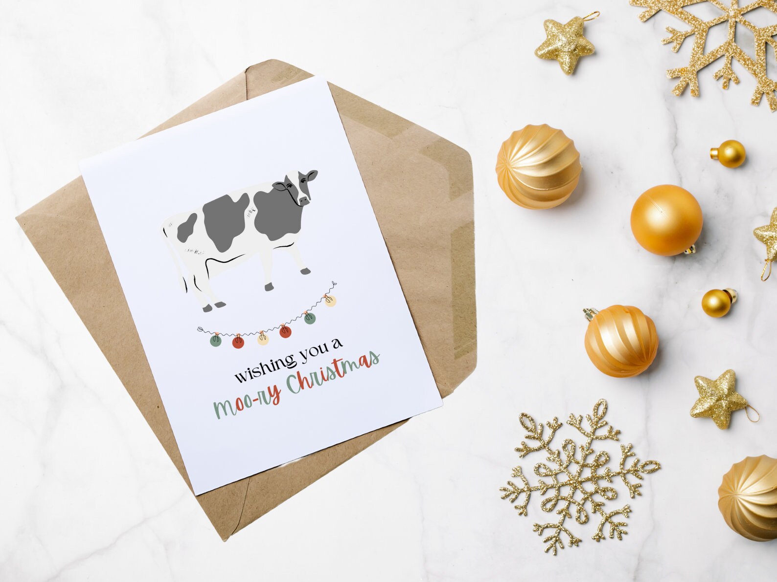 Printable Christmas Cards With Animals - Etsy