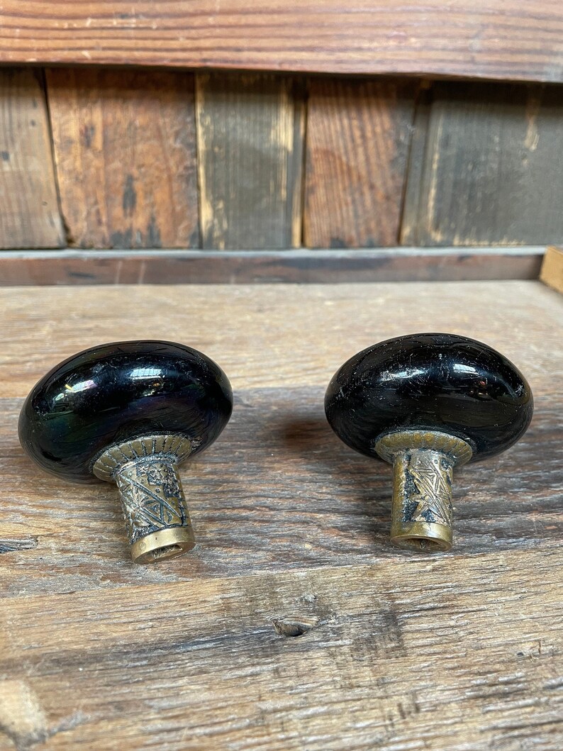 Black Ornate Door Knobs - Etsy