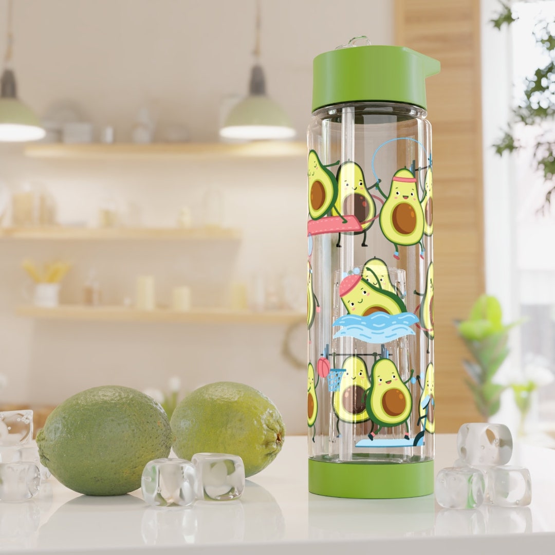 Avacado Fruit Infuser Water Bottle Gym/sports Bottle - Etsy