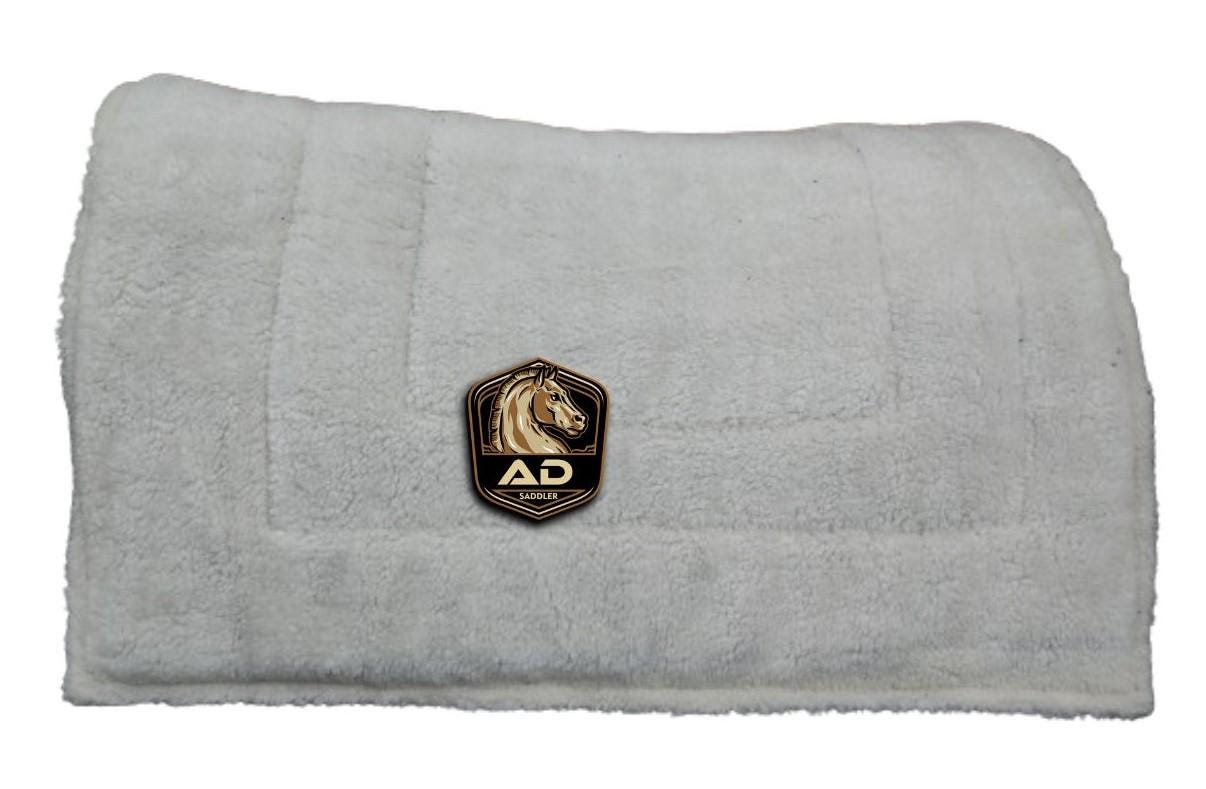 Navajo Style Build up Cutback Horse Saddle Pad With Fleece Bottom Pad ...