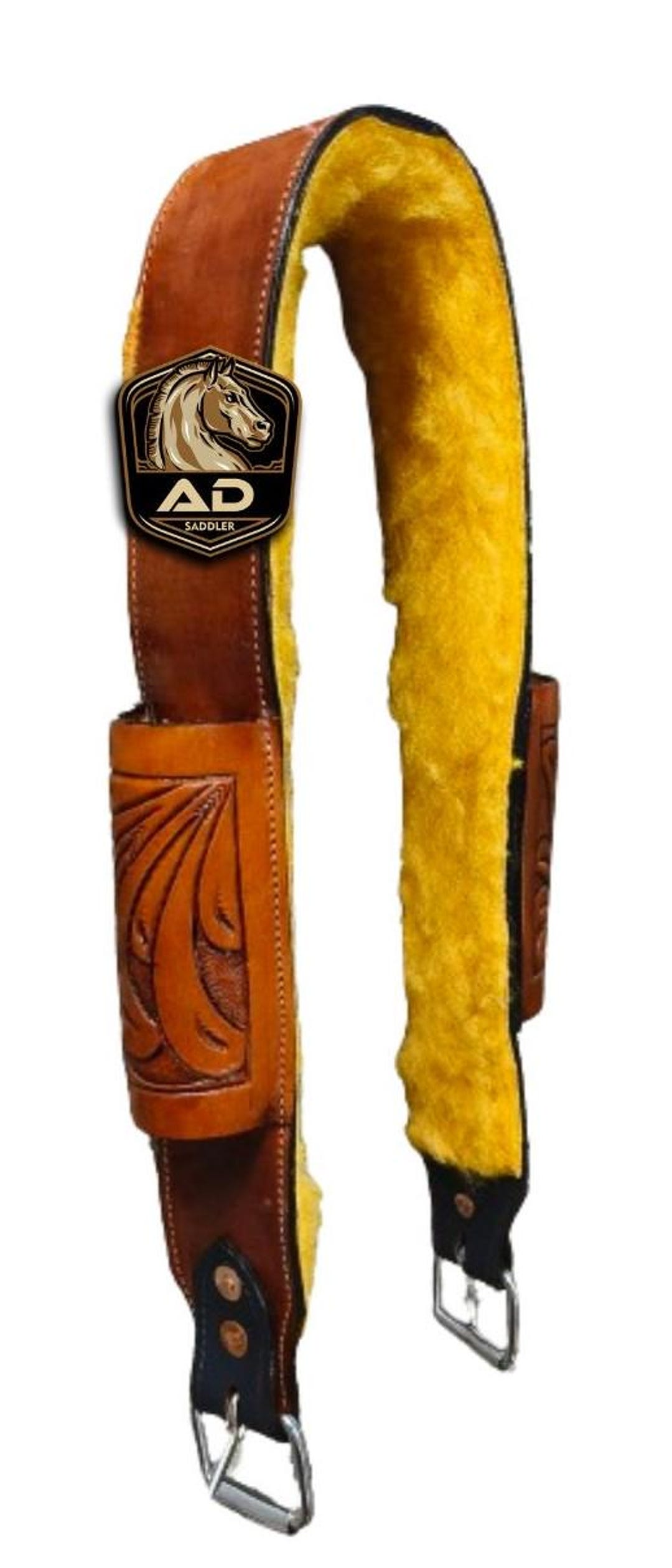 Back Cinch Rear Girth Flank Cinch Strap Western Horse Saddle Bucking ...