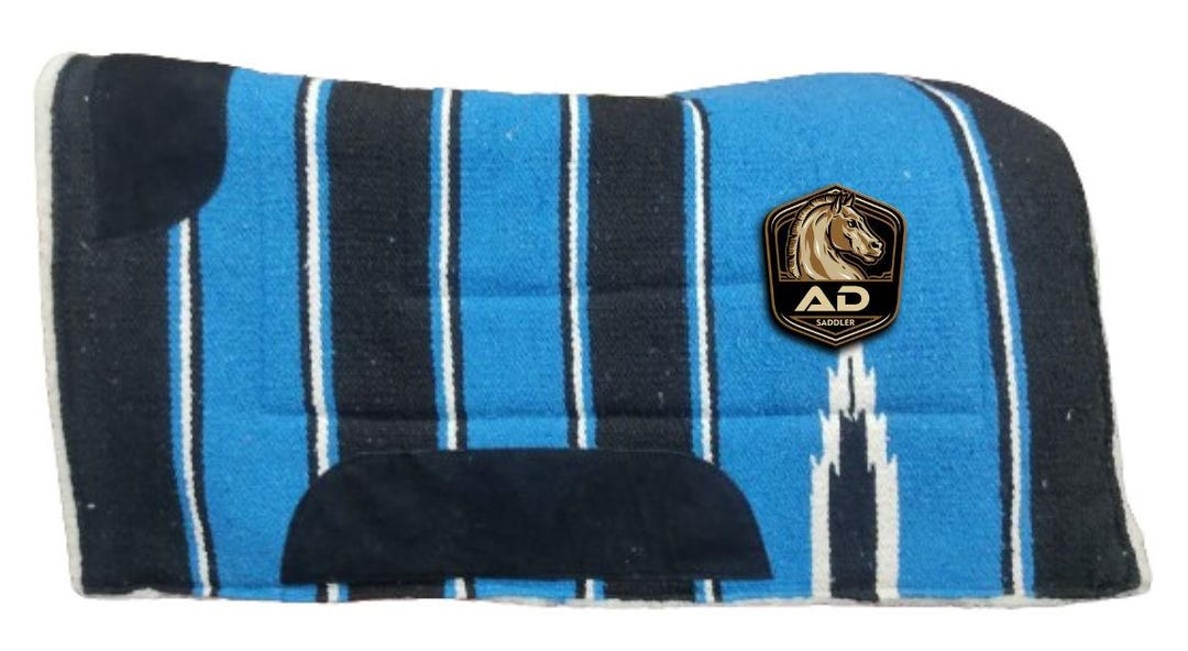 Navajo Style Build up Cutback Horse Saddle Pad With Fleece Bottom Pad ...