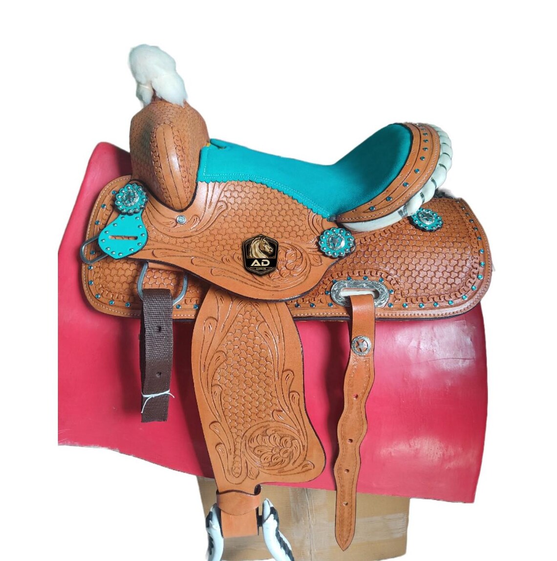 Western Barrel Racing Horse Saddles Premium Leather Comfort Quality ...