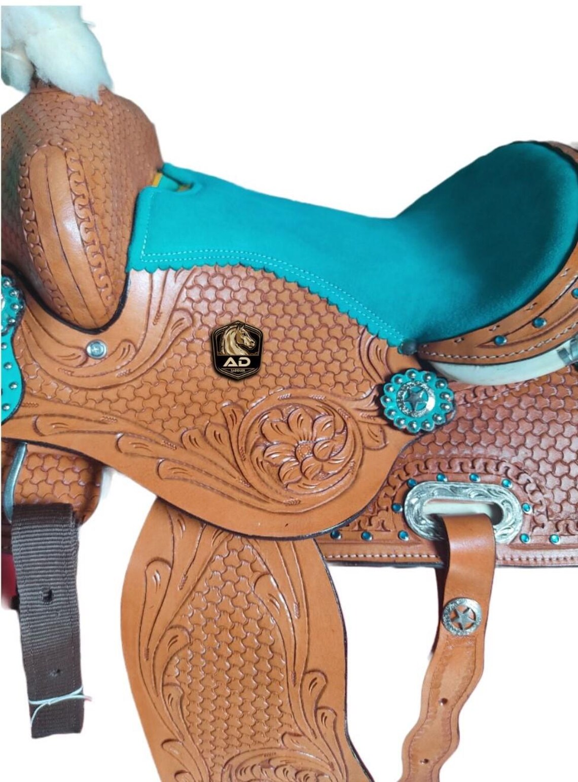 Western Barrel Racing Horse Saddles Premium Leather Comfort Quality ...