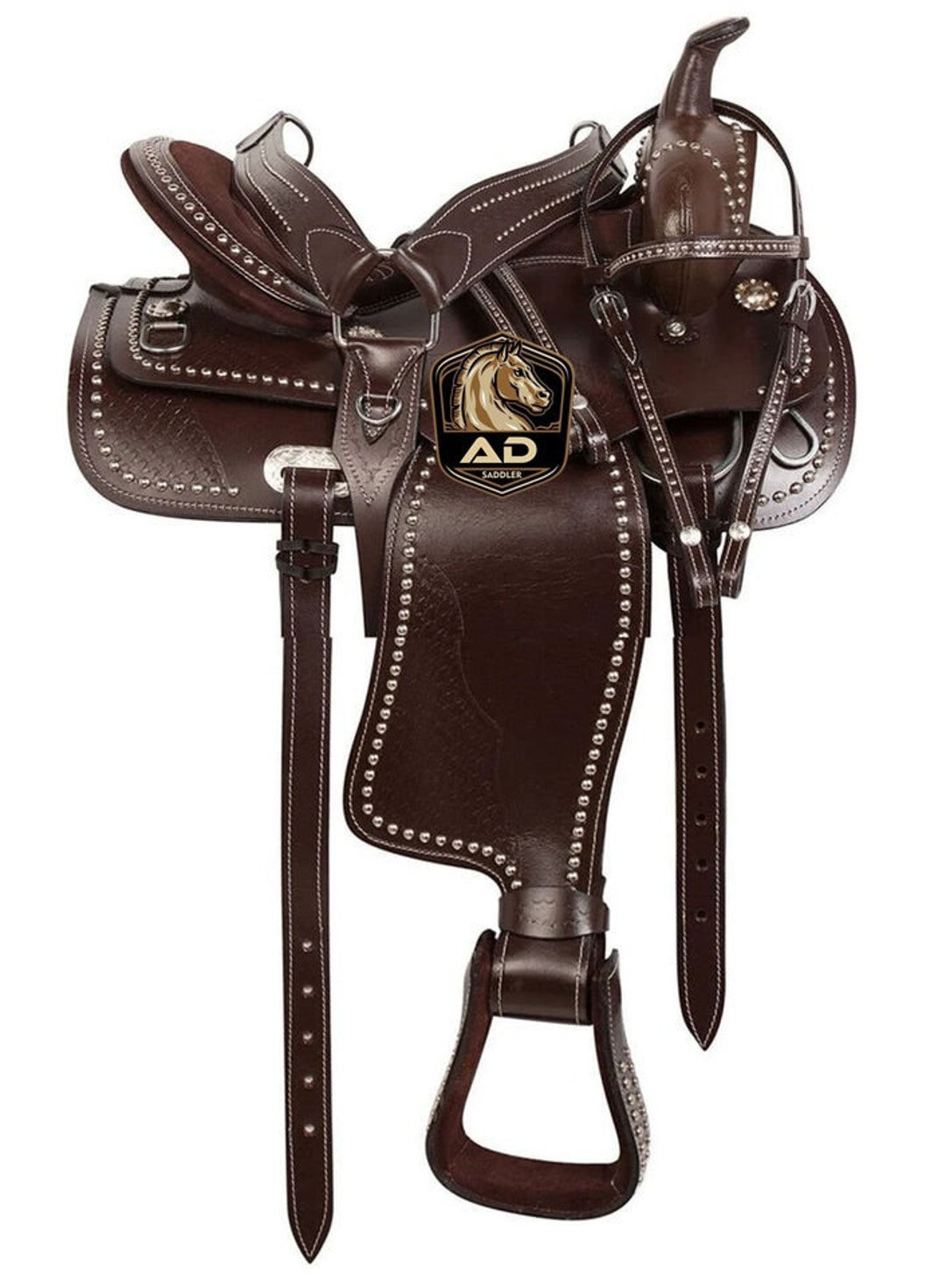 Equine Excellence: Luxury Barrel Racing Horse Saddle Western Leather ...
