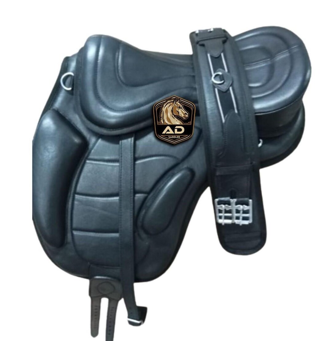 All Purpose Leather Softy Treeless FREEMAX English Horse Saddle Tack ...