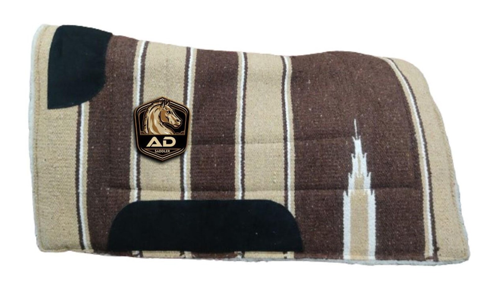 Navajo Style Build up Cutback Horse Saddle Pad With Fleece Bottom Pad ...