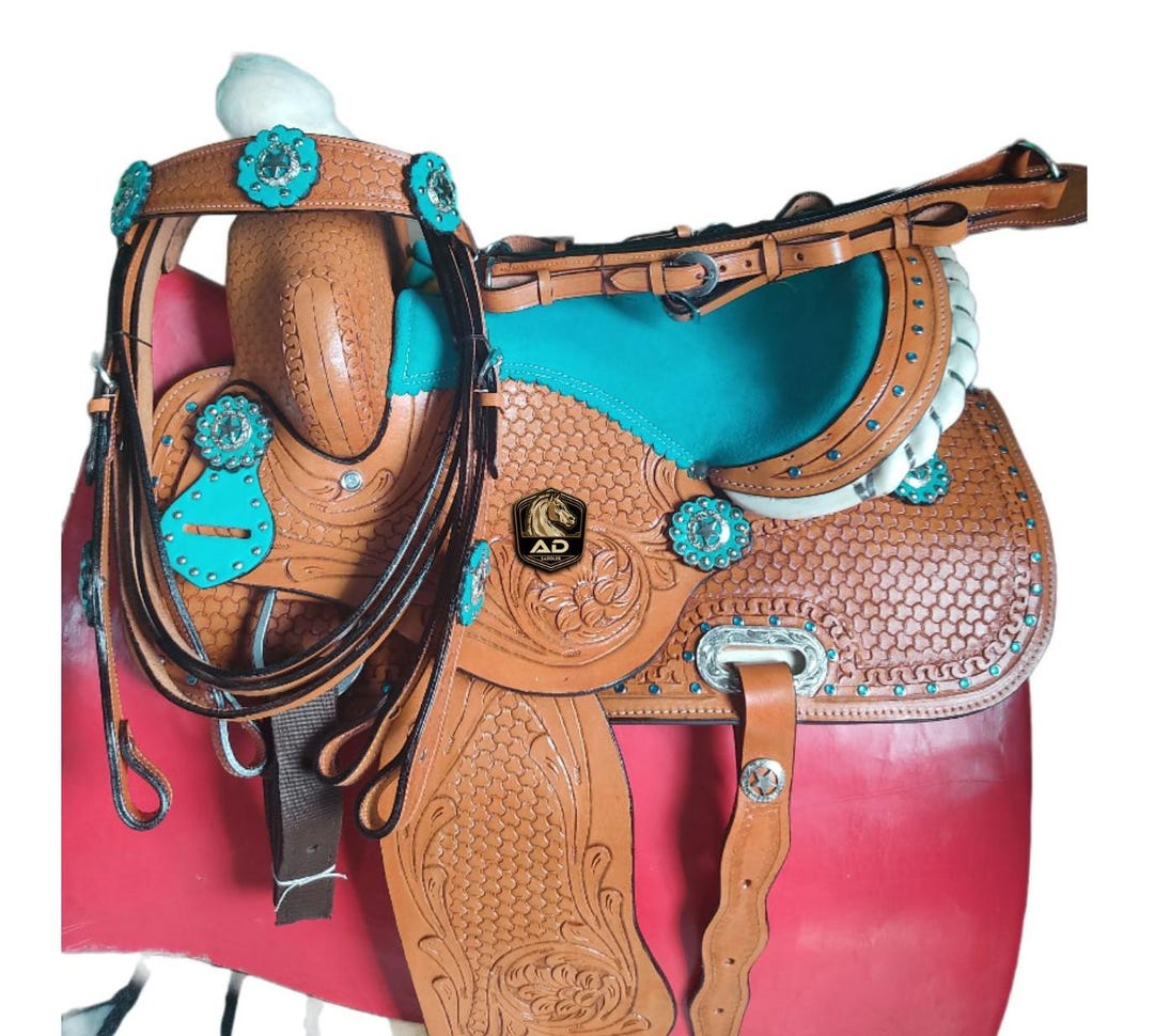 Western Barrel Racing Horse Saddles Premium Leather Comfort Quality ...