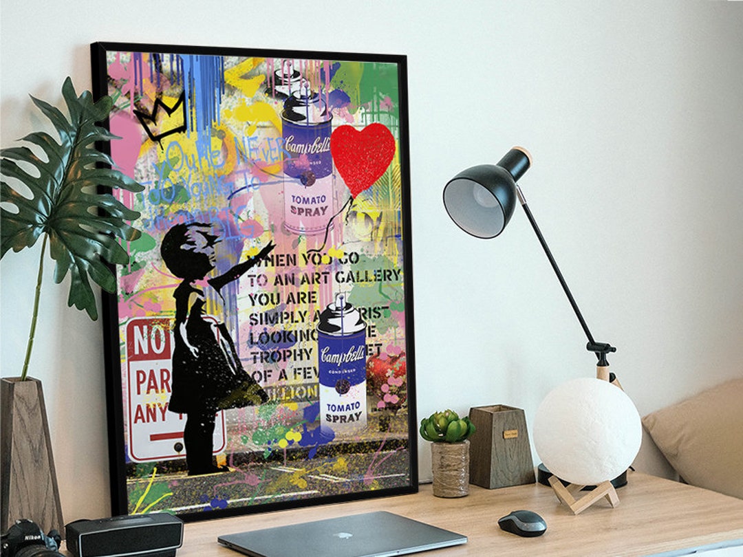 Banksy Balloon Girls Print, Digital Download & Print Printable Digital ...