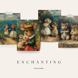 Adorable Mother & Baby Mouse – Cute 5x7 Giclée Fine Art Print - Etsy