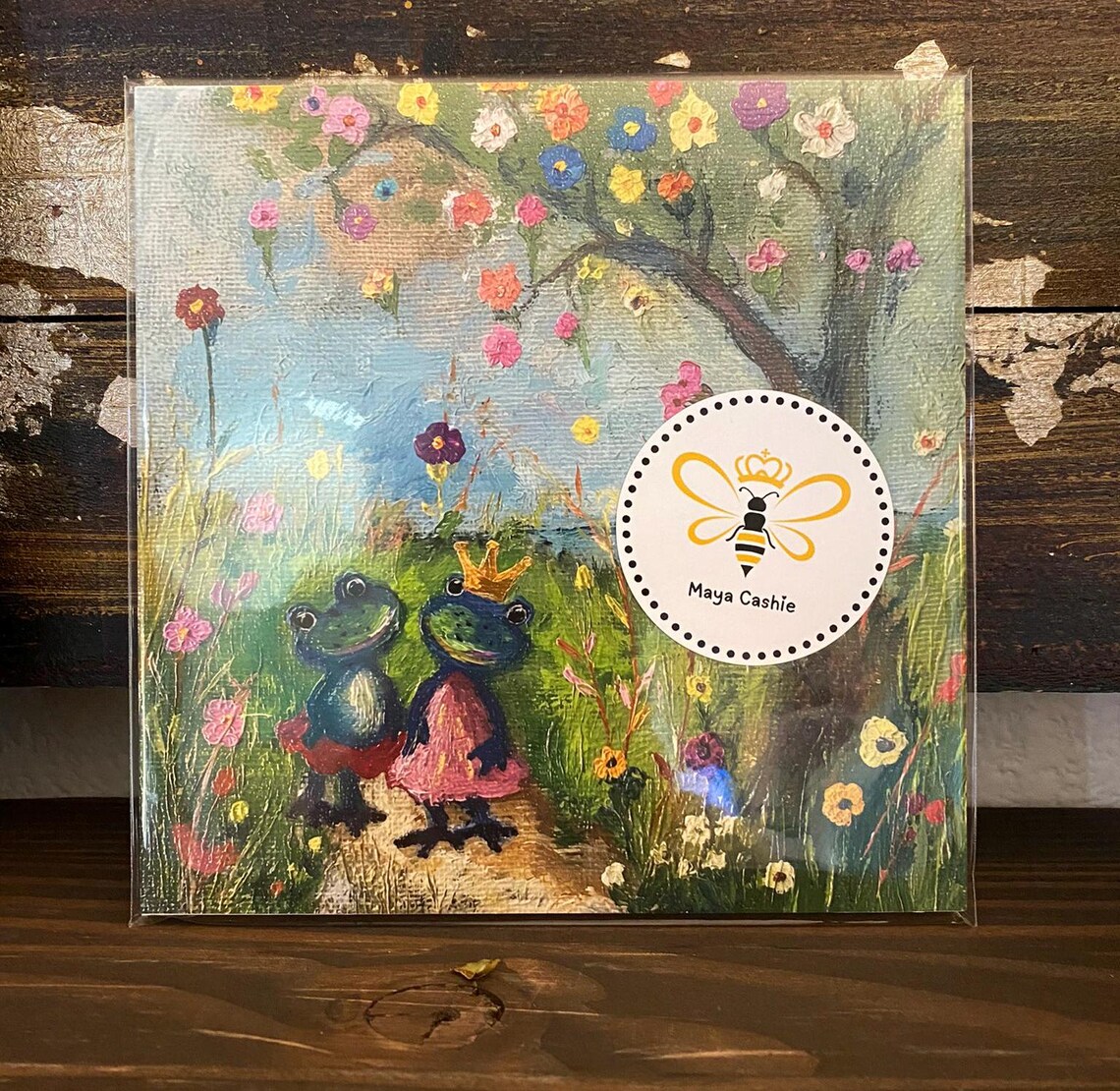 Whimsical Frog Giclée Art Print - "little Frogs in Bloom” - Etsy