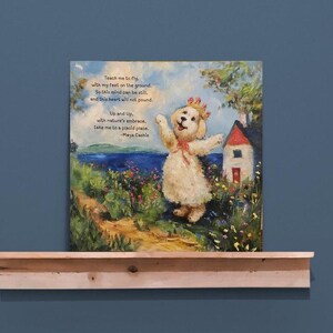 Whimsical Dog Print With Poem / Joyful Art / Inner Child ...