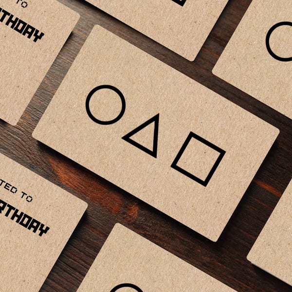 Squidgames Cards - Etsy