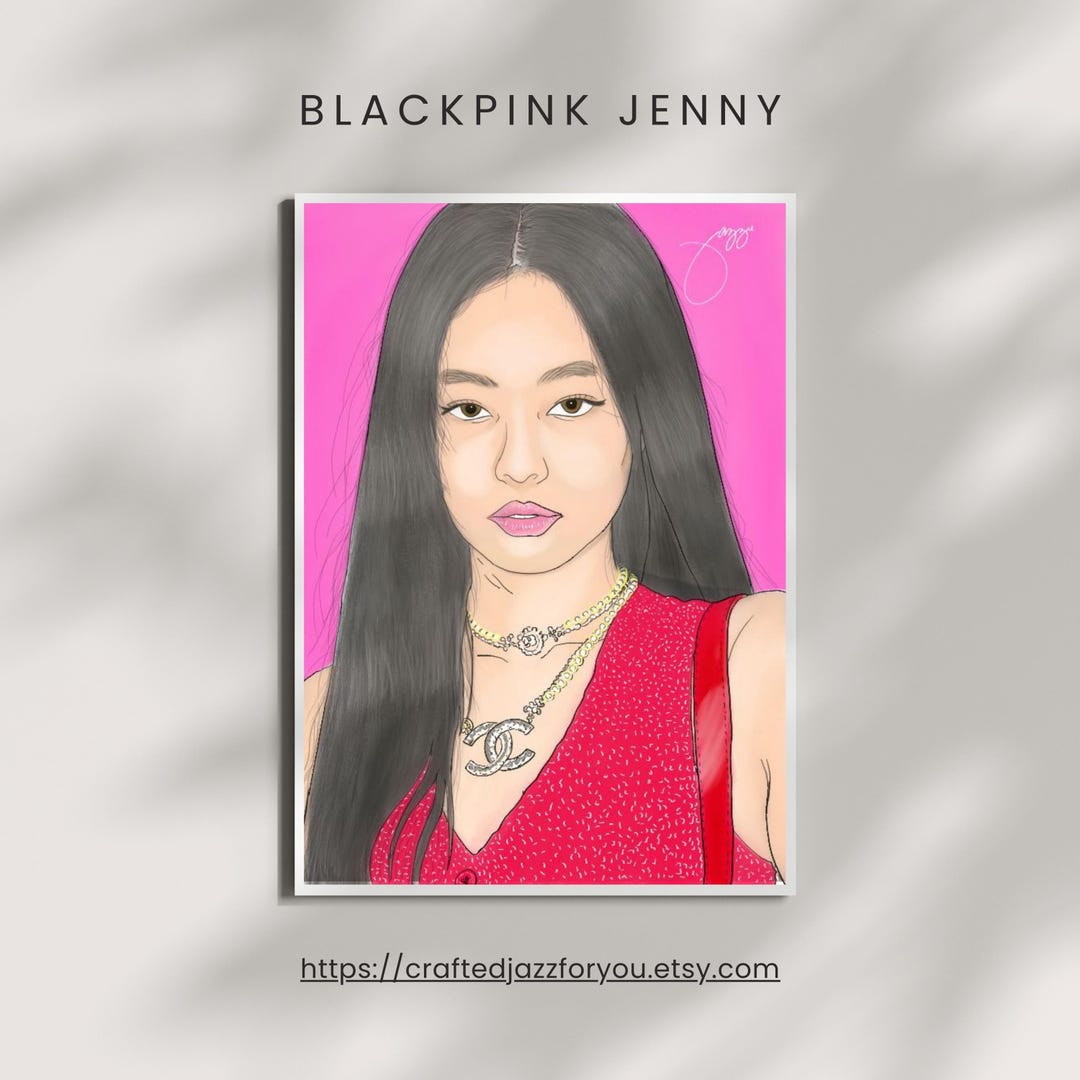Blackpink Jennie Poster 8 X 11 in - Etsy