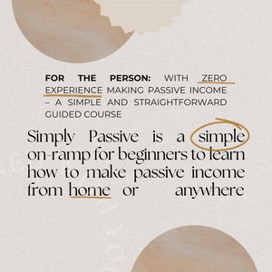 Simply Passive - Etsy