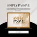 Simply Passive - Etsy