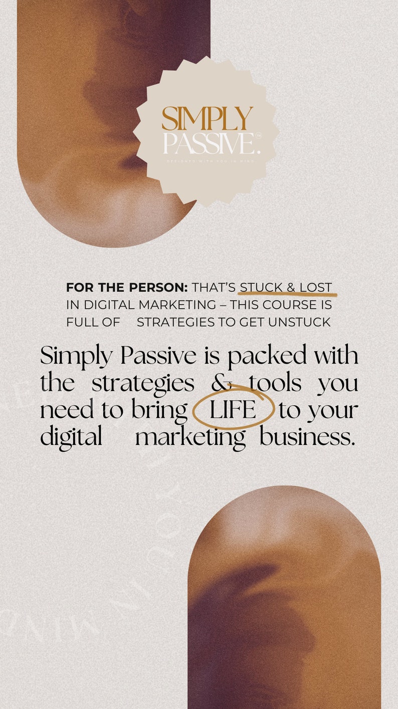 Simply Passive - Etsy