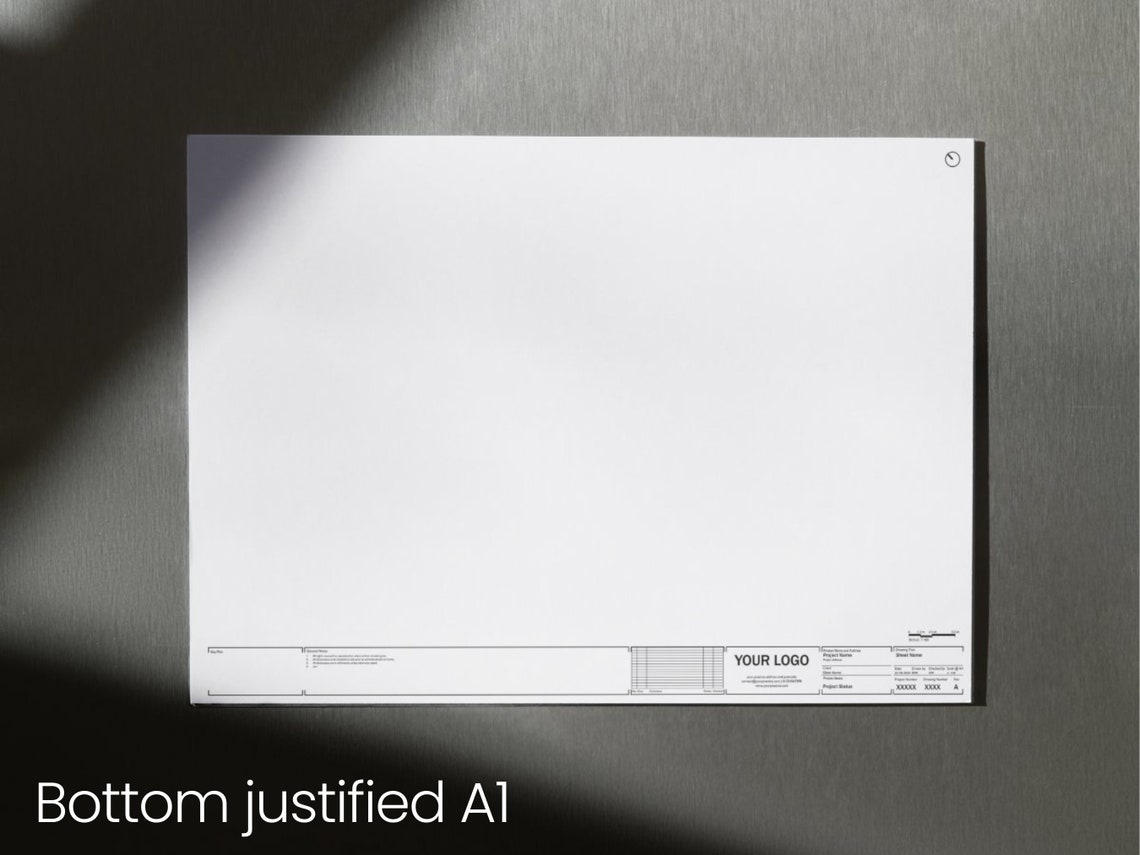 Revit Title Block Layout Family Template for Architects, Interior ...