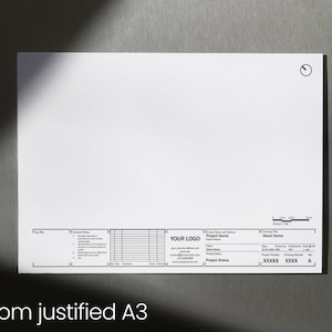 Revit Title Block Layout Family Template for Architects, Interior ...