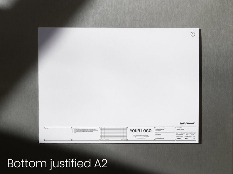 Revit Title Block Layout Family Template for Architects, Interior ...