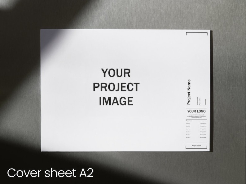 Revit Title Block Layout Family Template for Architects, Interior ...