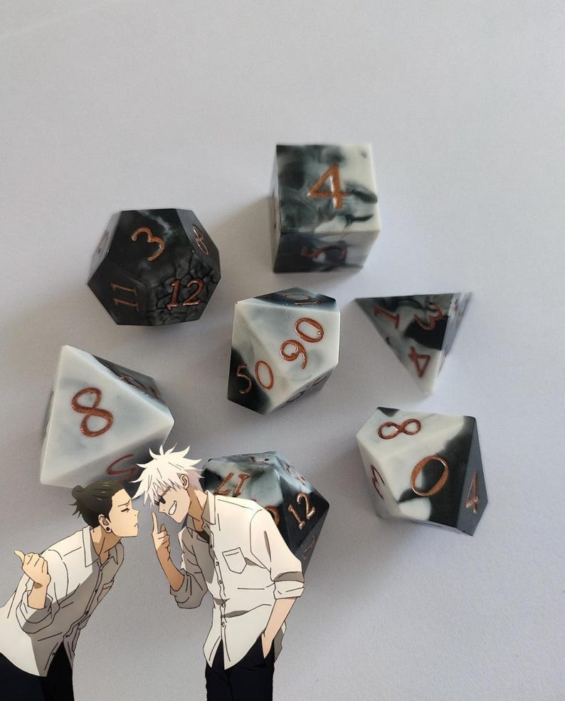 Pre Order - Satosugu Inspired Dice - Jujutsu Kaisen - Etsy