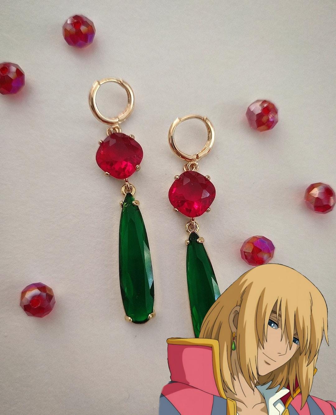 Howl's Earrings Howl's Moving Castle Inspired - Etsy