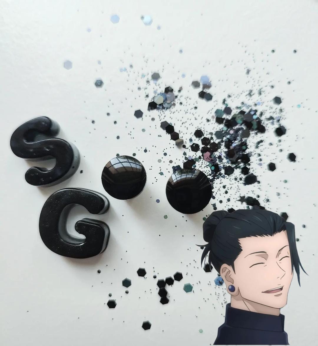 Suguru Geto Earrings - Resin Earrings - Jujutsu Kaisen Inspired - Etsy