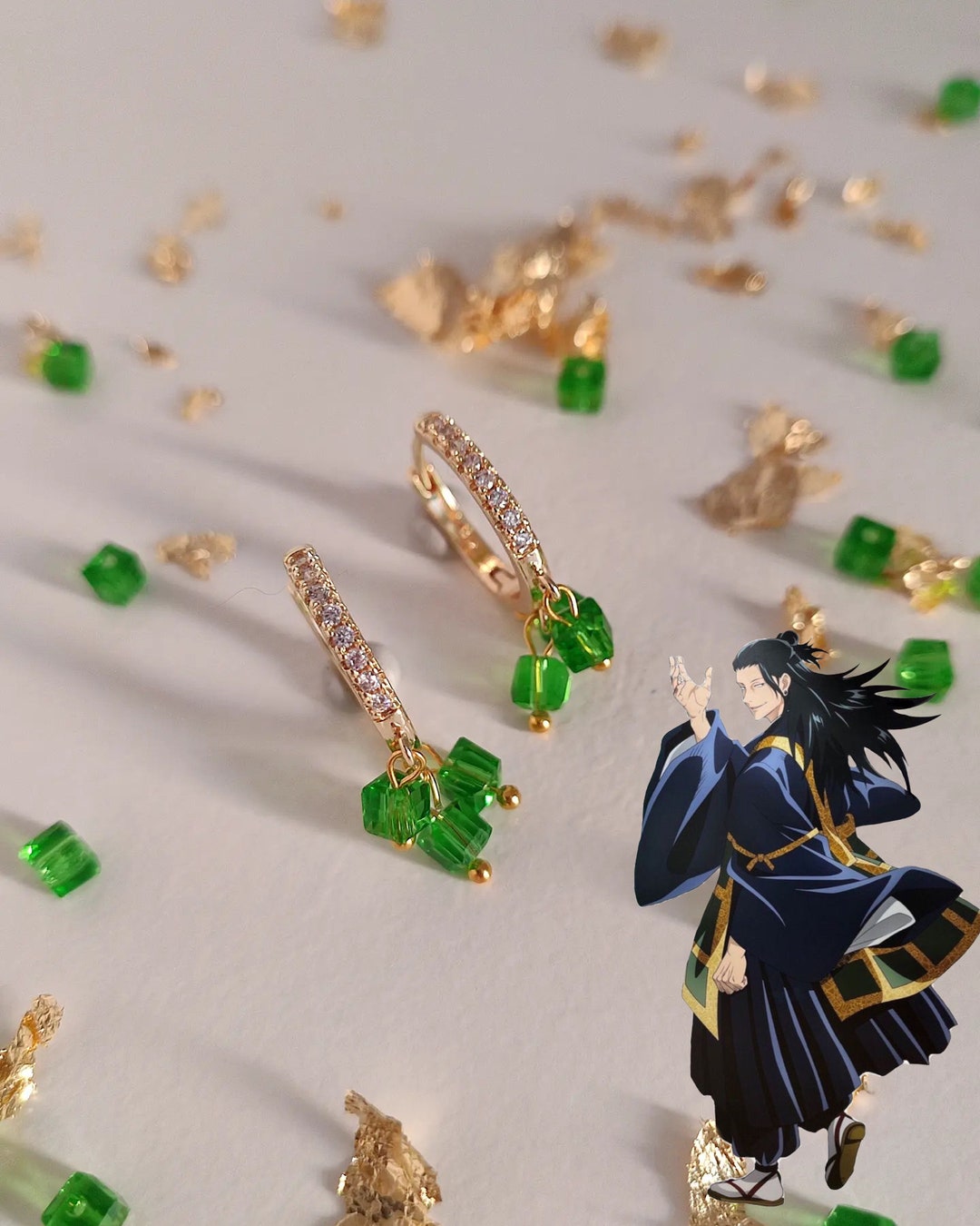 Suguru Geto Inspired Earrings - Jujutsu Kaisen - Etsy