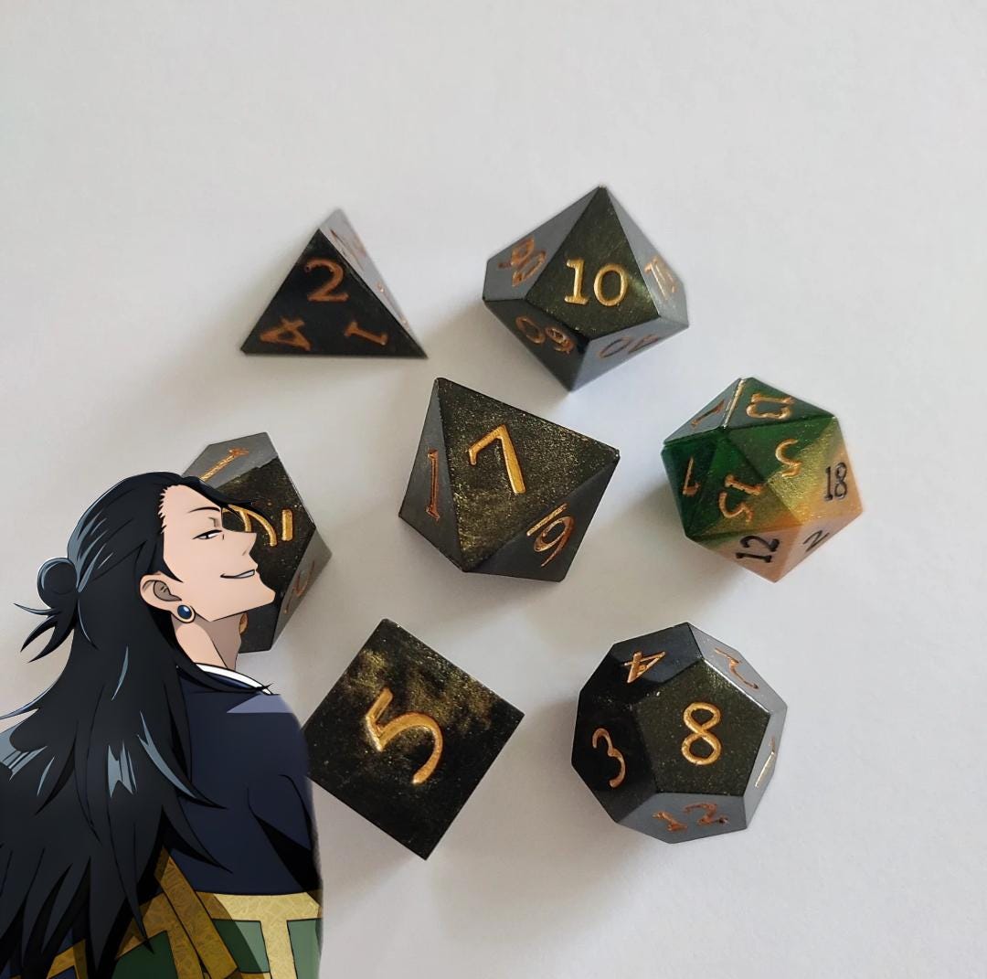 Pre Order - Suguru Geto Inspired Dice - Jujutsu Kaisen - Etsy