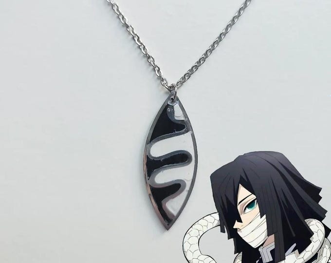 Obanai Iguro Inspired Necklace - Demon Slayer - Etsy