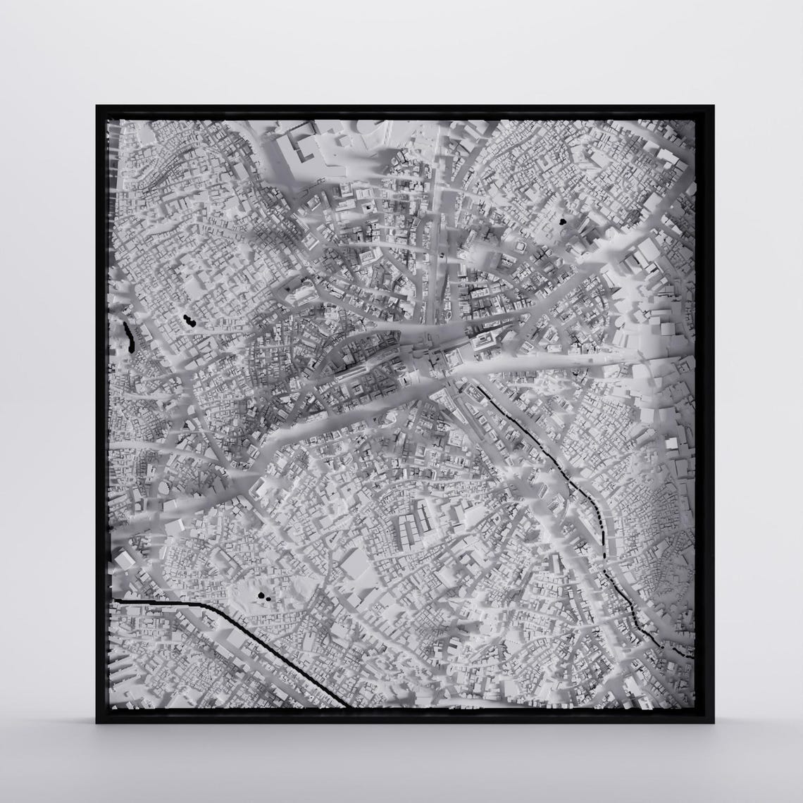 3D Model of Shibuya,tokyo, 45x45,city Map 3d,citycape,asia Map 3D - Etsy